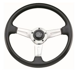 Grant Products Grant Elite Steering Wheel | Black With Polished Spokes ...