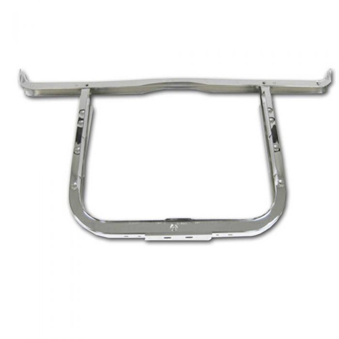 Classic Chevy - Radiator Support With Upper Bar, Chrome, 6 Cylinder, 1957
